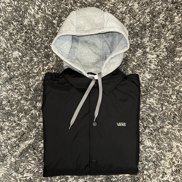 Vans | Jackets & Coats | New Vans Riley Coaches Button Up Down Jacket ...